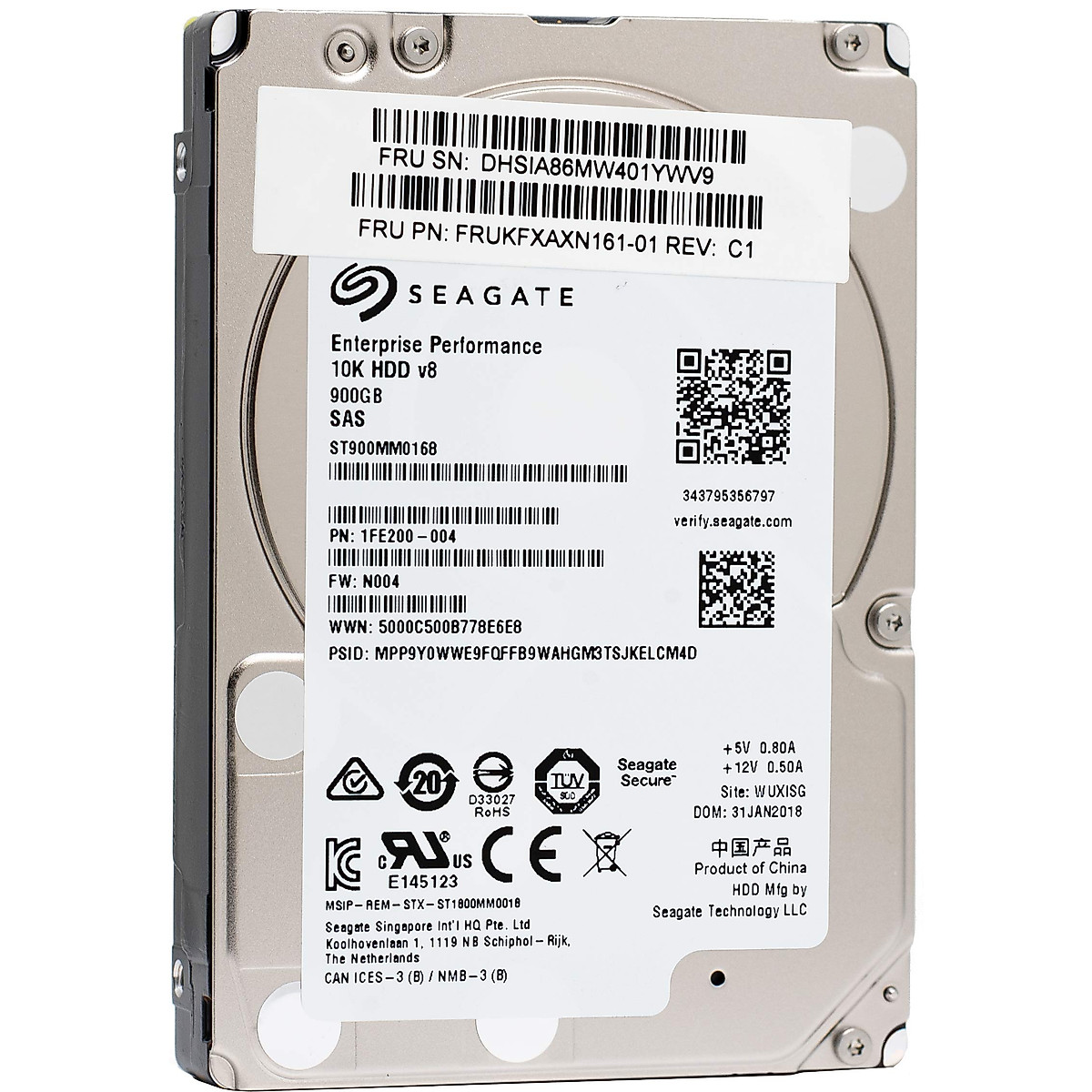 Seagate 900GB 2.5" SAS 12Gbs 10K Model ST900MM0168