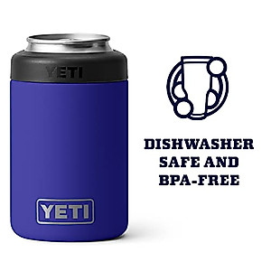 YETI Rambler 12 oz. Colster Can Insulator for Standard Size Cans, Offshore Blue