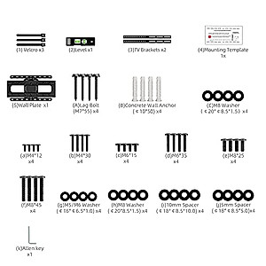 HOMEVISION TV Wall Mount, Full Motion Swivel Tilt TV Mount for Most 26-65inch, Some up to 70inch LED LCD OLED TV with Dual Articulating Arms Wall Mount Bracket Max VESA 400x400mm 132lbs Fits 16" Stud
