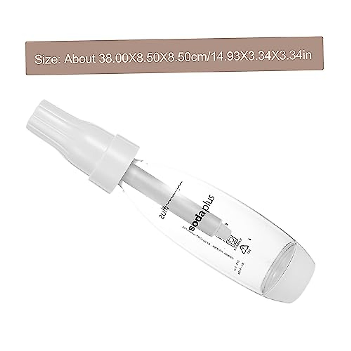 1pc sparkling water machine carbonating soda maker machine for home co2 water carbonator fizzy beverage machine fizzy drink maker DIY tools white food grade bpa cocktail household