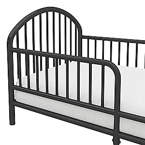 Little Seeds River Metal Toddler Bed, Black