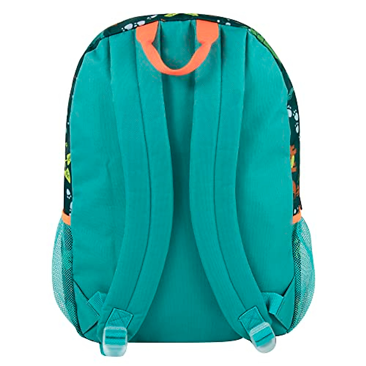 Trail maker Boys Backpack and Pencil Case Set for Kindergarten, Elementary School, 17 Inch Kids Backpack with Side Pockets (Goofy Grinning Dinos)