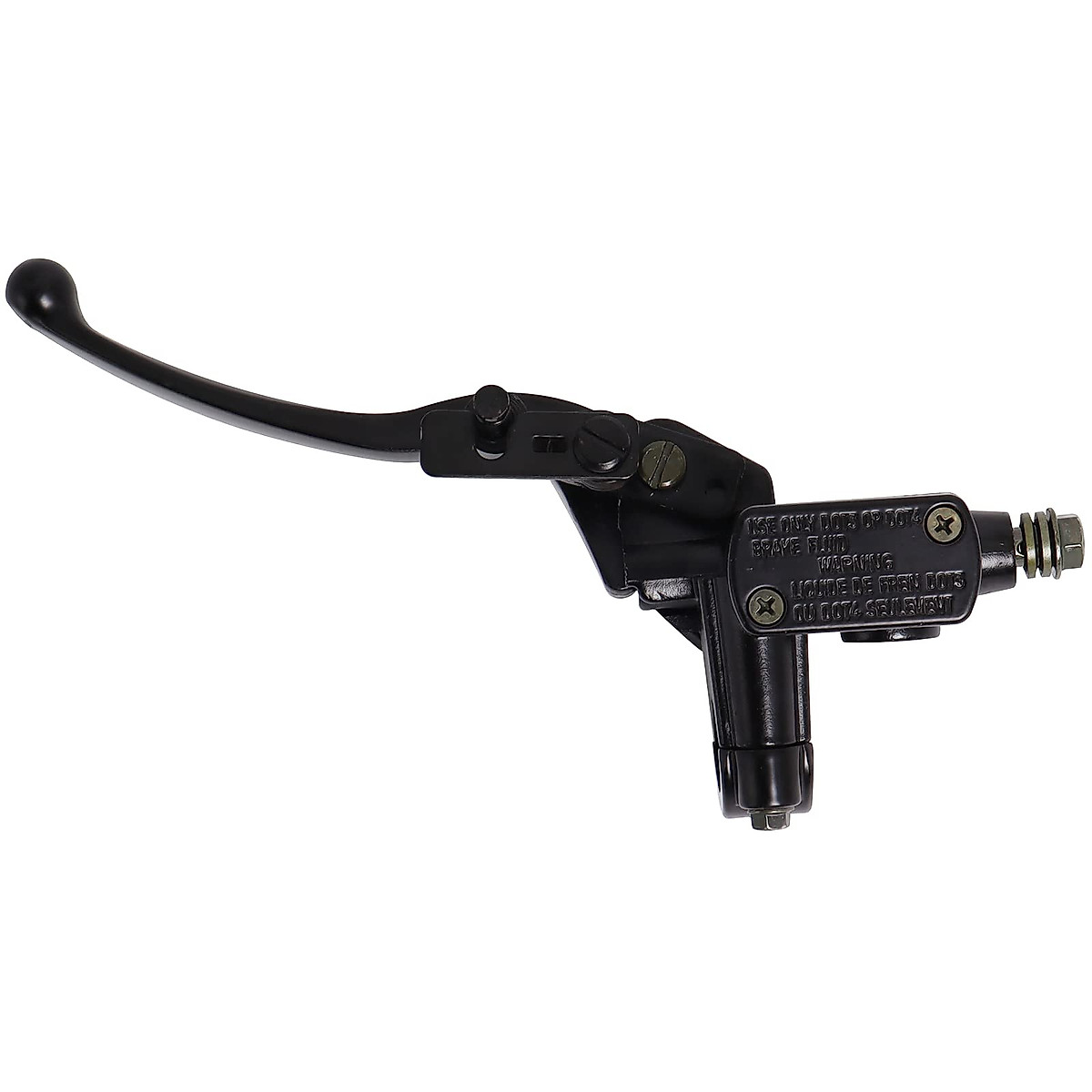 Poweka 7/8" Universal Left Hydraulic Brake Master Cylinder for Motorcyle Kids ATV Quad Moped Pit Dirt Bike 50cc 70cc 90cc 110cc 125cc 150cc 200cc 250cc GY6 Engine with Handle Lever