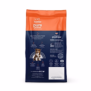 Canidae PURE Limited Ingredient Premium Adult Dry Dog Food, Lamb and Pea Recipe, 4 Pounds, Grain Free