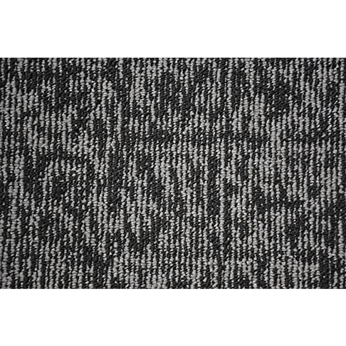 Furnish my Place Modern Indoor/Outdoor Commercial Black Rug, Modern Area Rug, Runner Rug, Pet-Friendly Carpet for Living Room, Dining Room, Bedroom, Made in USA - 2' x 12'