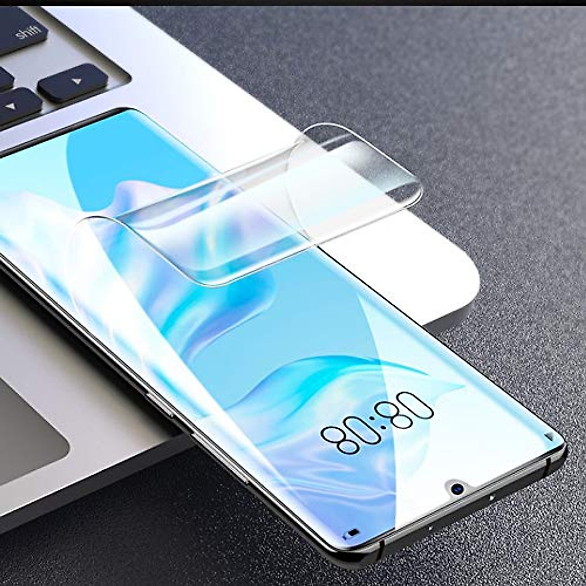 Ibywind 2 Pcs Screen Protector For Huawei P30 Pro 6.67",Flexible TPU Film,With 1Pc Camera Lens Protector,1Pc Back Film,Bubble Free[Easy to install]