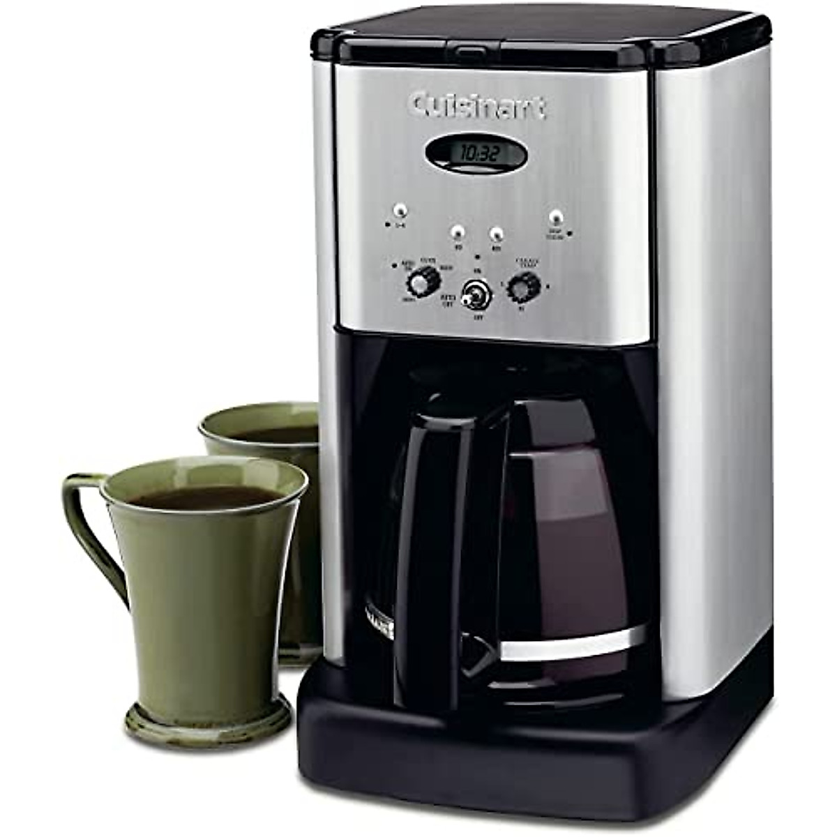 Cuisinart DCC-1200P1 Brew Central 12-Cup Programmable Coffeemaker Coffee Maker, Carafe, Brushed Chrome