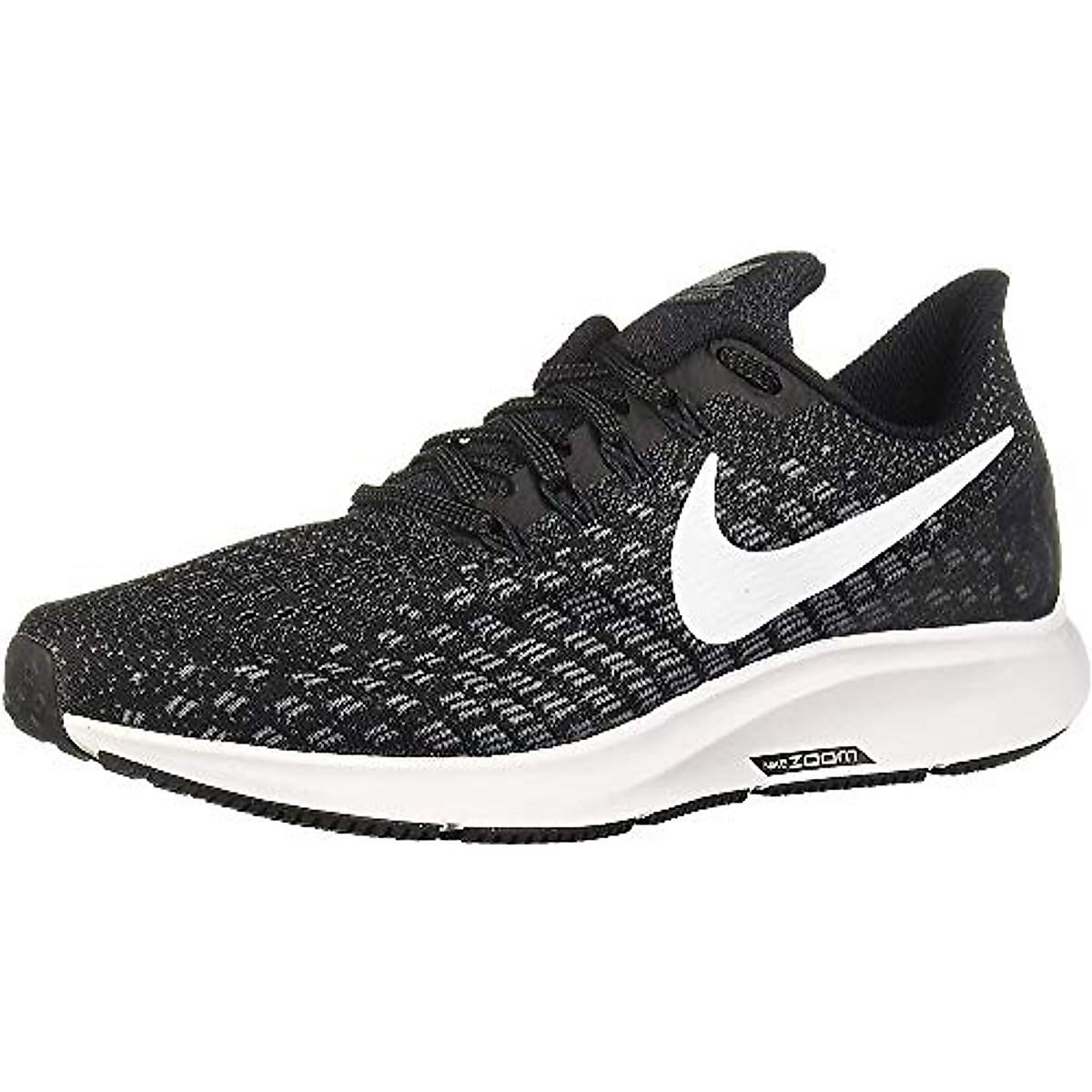 NIKE Women's Low-Top Sneakers, Multicolour Black White Gunsmoke Oil Grey 001, 8.5 us