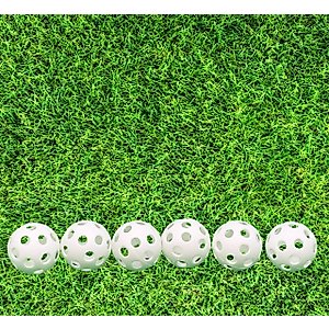 Markwort 5-Inch Traditional Style Pliable Plastic Practice Golf Balls
