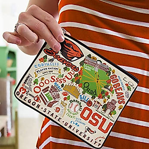 Catstudio Oregon State University Collegiate Zipper Pouch Purse | Holds Your Phone, Coins, Pencils, Makeup, Dog Treats, & Tech Tools