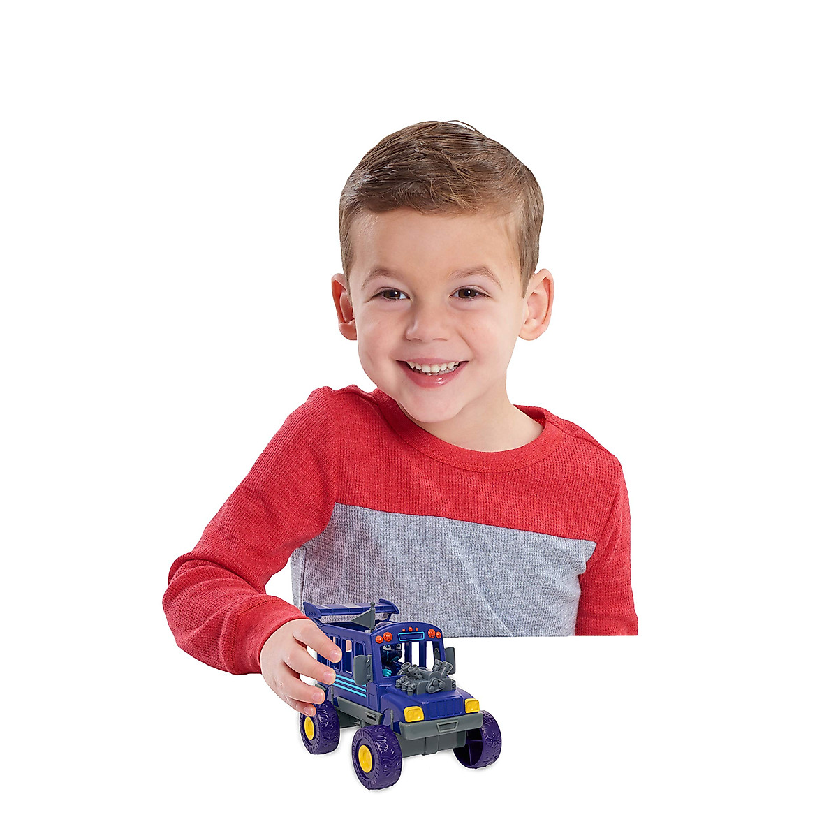 PJ Masks Vehicle & Figure - Night Ninja Bus, Blue