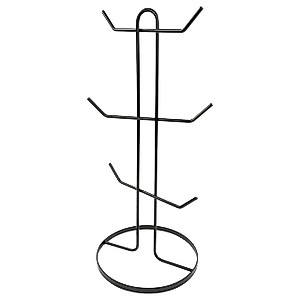 Spectrum Diversified 6-Mug Holder Finley, Matte Black