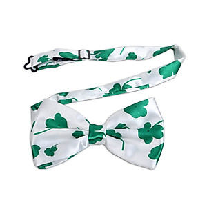 boxed-gifts Parquet Men's Shamrock adjustable Bow Tie - St. Patrick's Day Collection