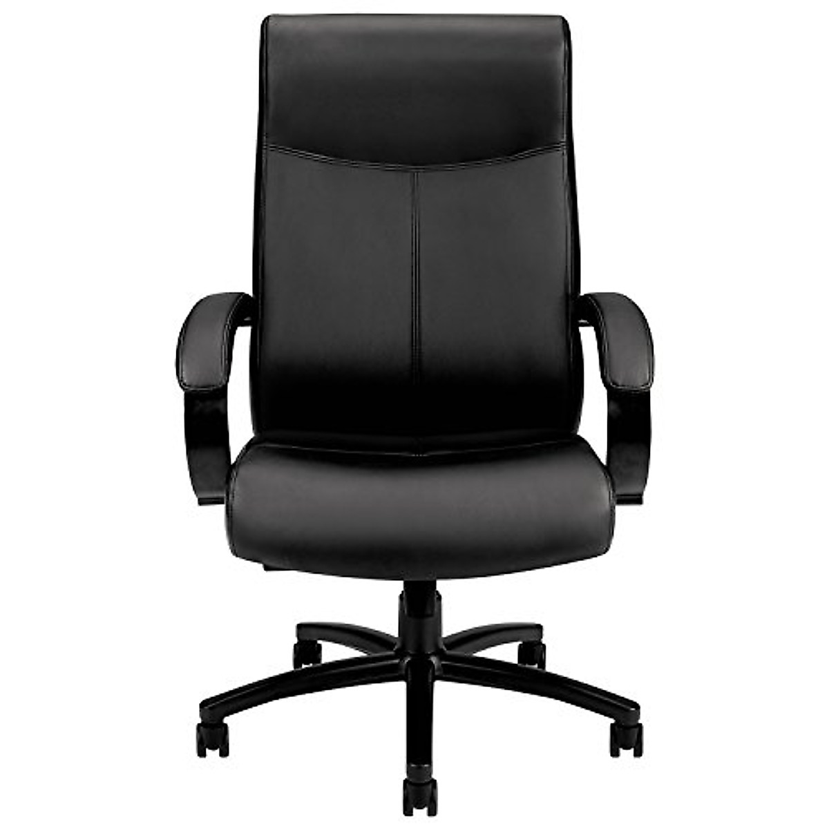 HON Validate Big and Tall Executive Chair - Leather Computer Chair for Office Desk, Black (HVL685)
