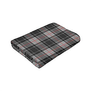 Throw Blanket Ultra-Soft Modern Tartan of The Scottish Clan Moffat Blanket Bed Blanket Quilt Durable Home Decor Fleece Blanket Sofa Blanket Luxurious Carpet for Men Women Kids 80"X60"