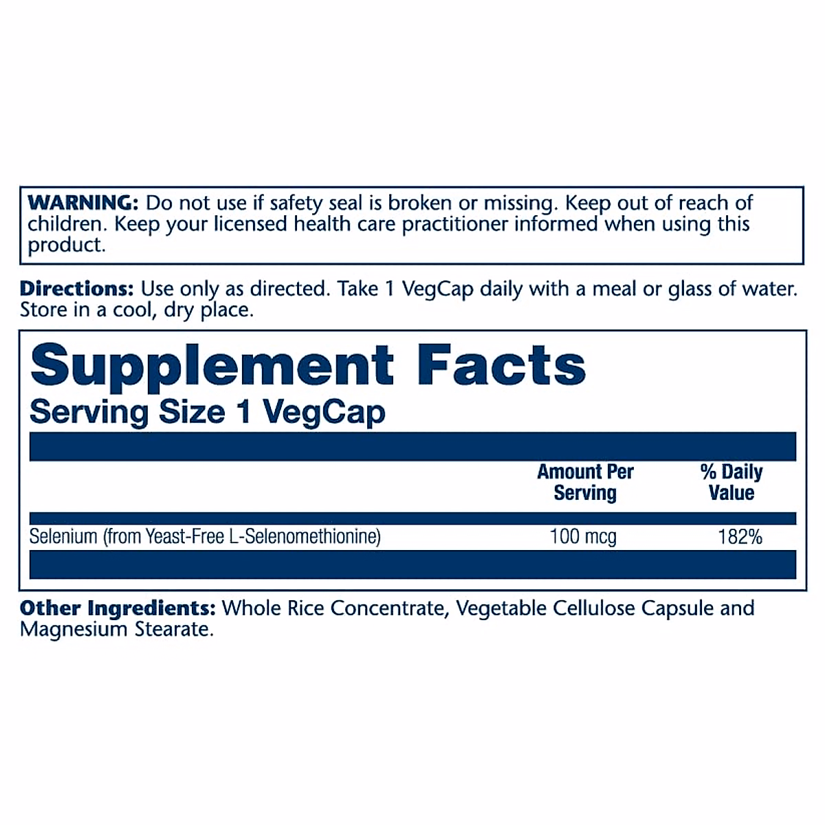 Solaray Yeast Free Selenium 100mcg, Healthy Immune & Thyroid Function Support, Enhanced Absorption, 90 Serv, 90 VegCaps | Pack of 2