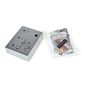 LANDTONE DIY Overdrive Guitar Pedal All Kits With 1590BB Style Aluminum Box and 3PDT Foot Switch True Bypass, Silver (LT-1590BB-KLS02)