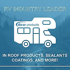 Dicor RP-CRC-1 EPDM Rubber Roof Acrylic Coating Part 2 - White, 1 Gallon