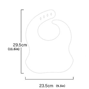 JTJMJTJ Cute Adjustable Silicone Baby Bibs BPA Free for Babies & Toddlers, Waterproof, Soft, Unisex, Feeding Bibs (Brown,Bear)