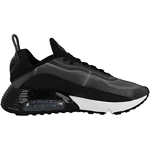 NIKE Women's Race Running Shoe, Black White MTLC Silver, 7.5