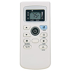 RCECAOSHAN Replacement for Black Decker Air Air Conditioner Remote Control BPACT08 BPACT08WT BPACT10 BPACT10HWT BPACT10WT BPACT12H BPACT12HWT BPACT12WT BPACT14H BPACT14HWT BPACT14WT