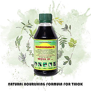 Mahabhringraj Oil 2 bottles of 200 ml ea, Scalp Massaging Oil Ramakrishna Pharma Brand - Ayurvedic Medicine
