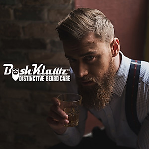 4Klawz Beard Comb - Pocket Comb for Men's Hair Beard Mustache and Sideburns with 4 Sides of Wide & Fine Teeth - Best Bearded Man Grooming Gift Special