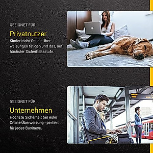 Reiner SCT cyberJack RFID Komfort Chipkartenlesergerät (USB 2.0) Schwarz