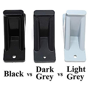 JSP Manufacturing Dark Grey Plastic Mini Roof Snow and Ice Guard - Multi-Quantity Pack | Prevent Sliding Snow Stop Buildup (100)