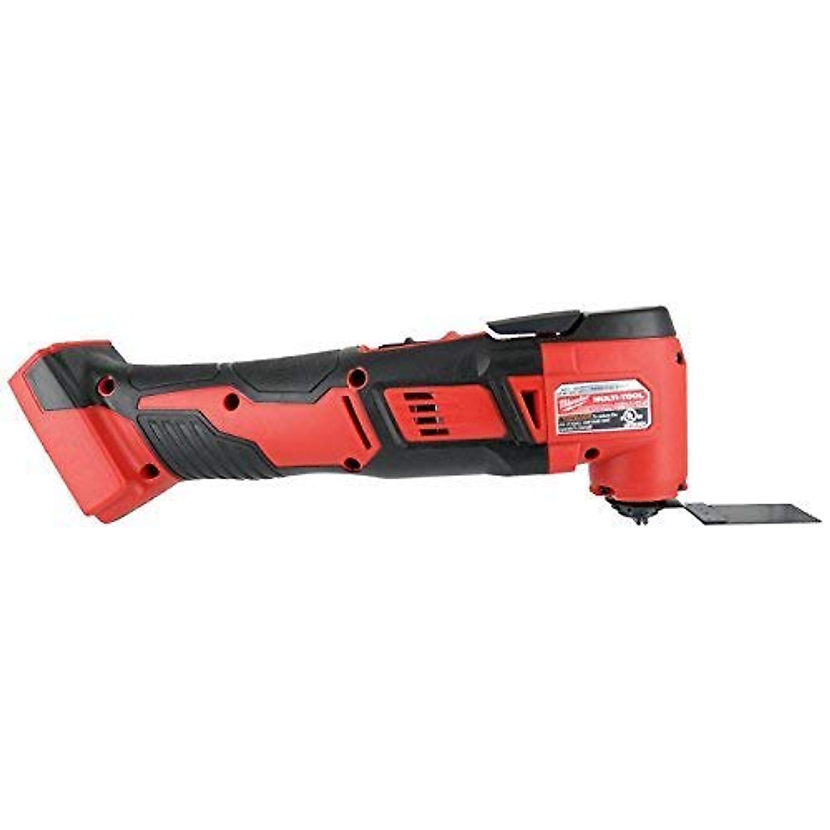 Milwaukee 2626-20 M18 18V Lithium Ion Cordless 18,000 OPM Orbiting Multi Tool with Woodcutting Blades and Sanding Pad with Sheets Included (Battery Not Included, Power Tool Only) (Renewed)