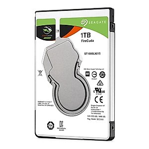 Seagate FireCuda Gaming SSHD 2.5 1TB SATA 6Gb/s Flash Accelerated (8GB) Fast Hard Drive (ST1000LX015)