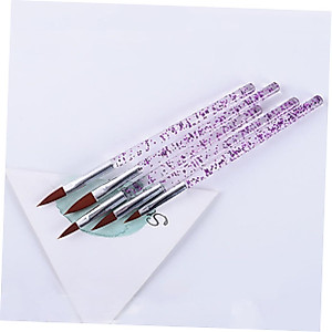 Beavorty Nail Art Pen Brush Set 5pcs Nail Detail Brushes for Nail Nail Supplies for Salon