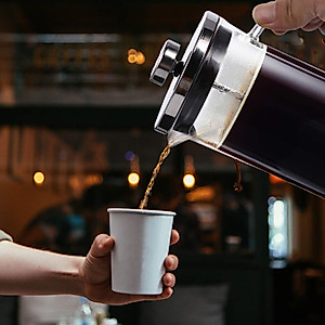 Hemoton 1pc manual espresso machine espresso shots portable espresso machine metal strainer portable tea kettle teapot Coffee Pot plastic Stainless steel travel Strong coffee