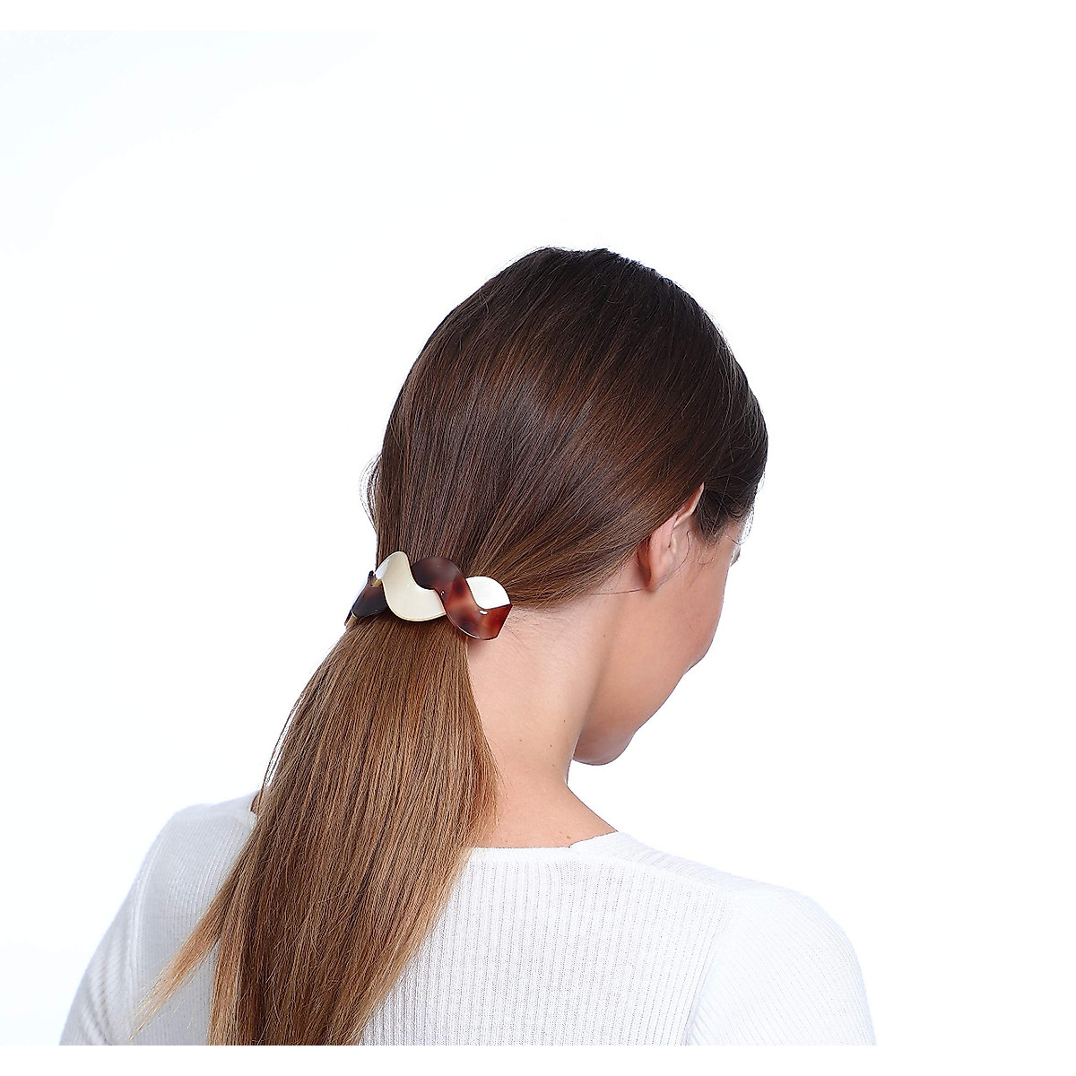 Mistofu Hair Clips (3 Count) - Large Hair Barrettes for Thick Hair - 3pcs Elegant French Barrettes Retro Hair Accessories for Women Daily Wear