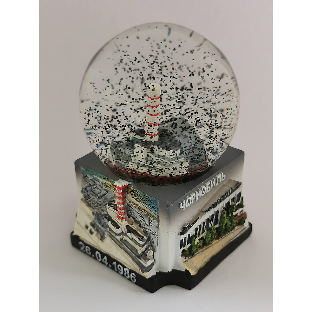 Chernobyl Snow Globe Ukrainian Nuclear Power Plant Tragedy in Pripyat (Stalker)