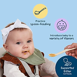 Gerber 1st Foods Baby Food, Apple Puree, Natural & Non-GMO, 2 Ounce Tubs, 2-Pack (Pack of 8)