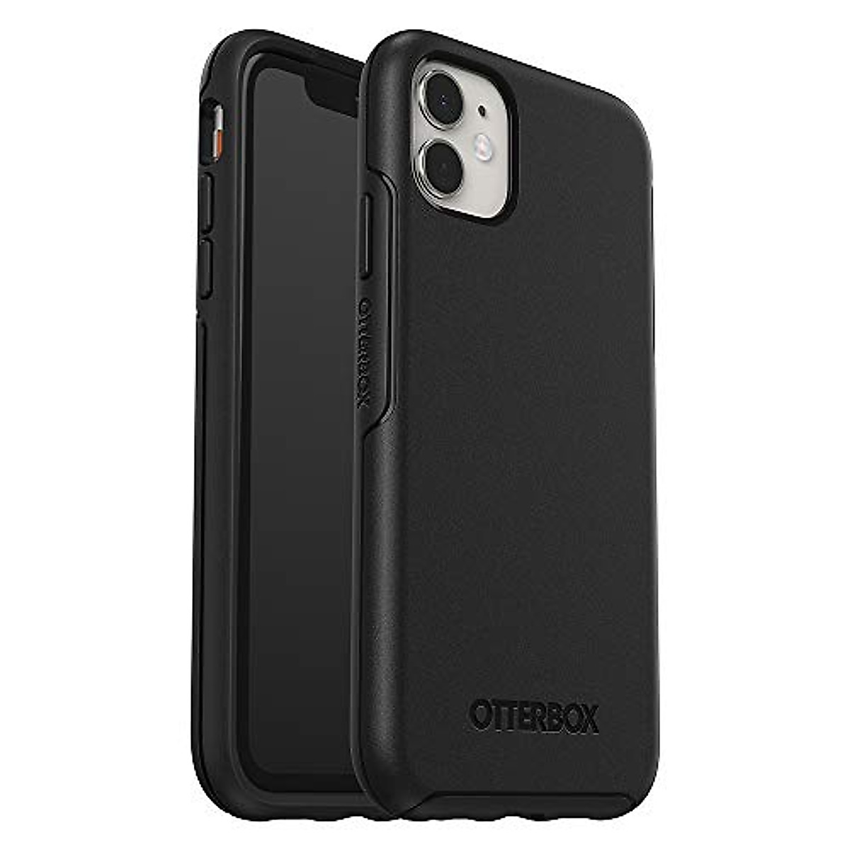 OtterBox iPhone 11 (Non-retail/Ships in Polybag) Symmetry Series Case - Non-retail/Ships in Polybag - BLACK, ultra-sleek, wireless charging compatible, raised edges protect camera & screen