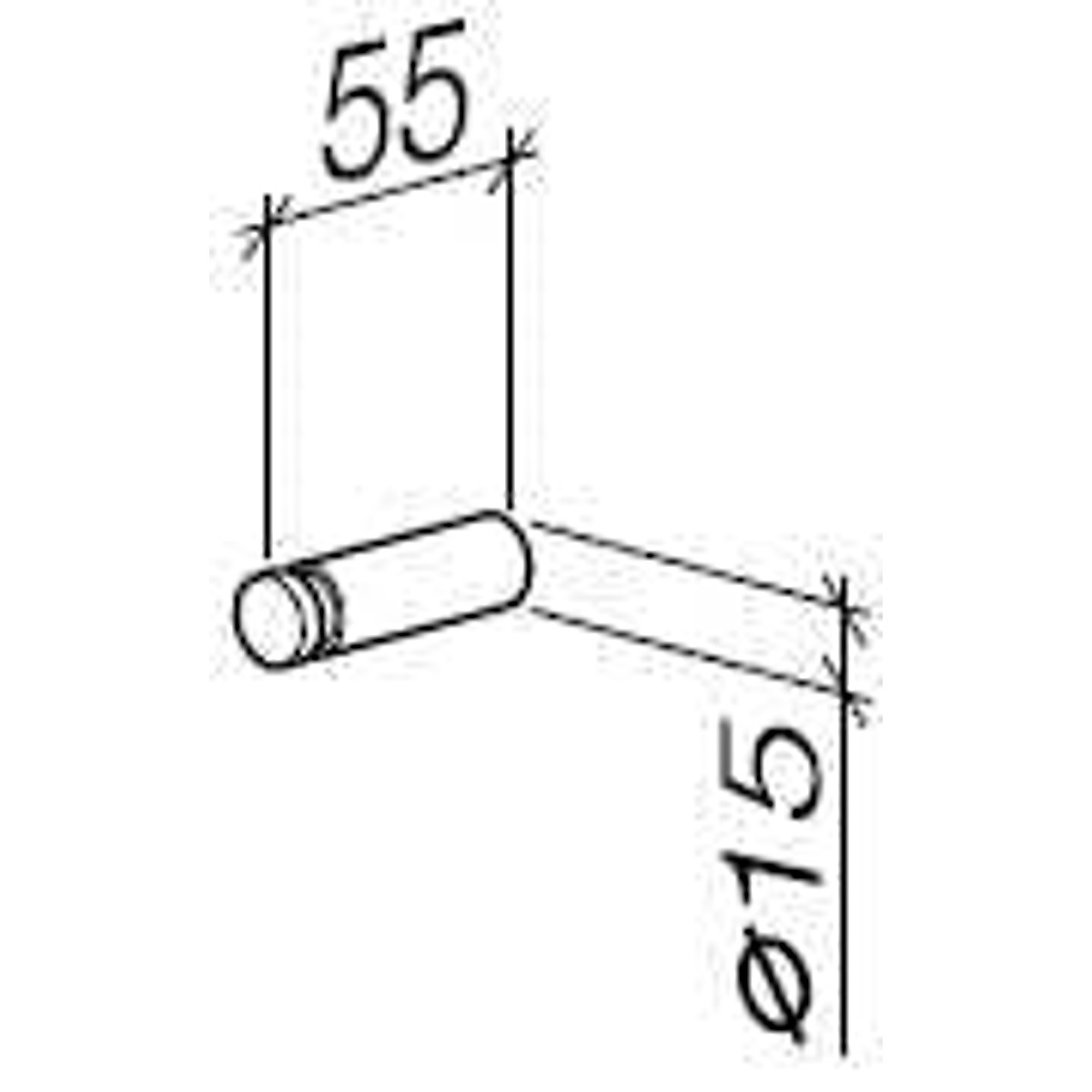 Dornbracht Platinum Matte Hook 83251220-06