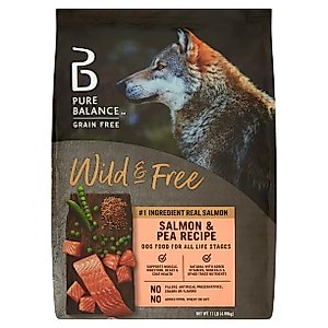 FYNORI Wild & Free Salmon & Pea Recipe Dry Dog Food, Grain-Free, 11 Lbs, Natural with Added Vitamins, Minerals, and Other Trace Nutrients