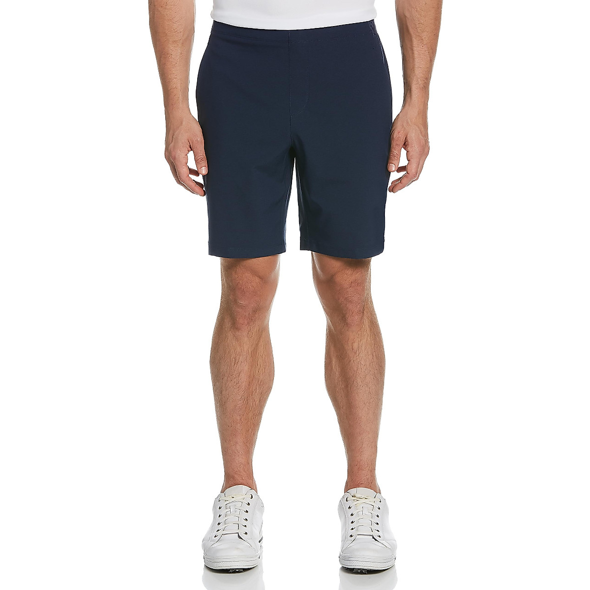 PGA TOUR mens Exposed Elastic Waistband Dobby Golf Shorts, Peacoat, X-Large US