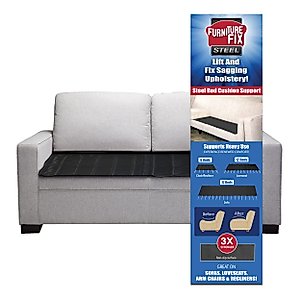 Product Trend Furniture Fix Steel Cushion Support Extend Furniture Life of Chair, Sofa/Couch, Loveseat, or Mattress, Nonslip Adjustable Seat Support, (44 x 22) Inches Deep (Black)
