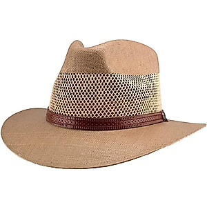 American Hat Makers Straw Hats for Men & Women — Milan Fedora Summer Hats Tan