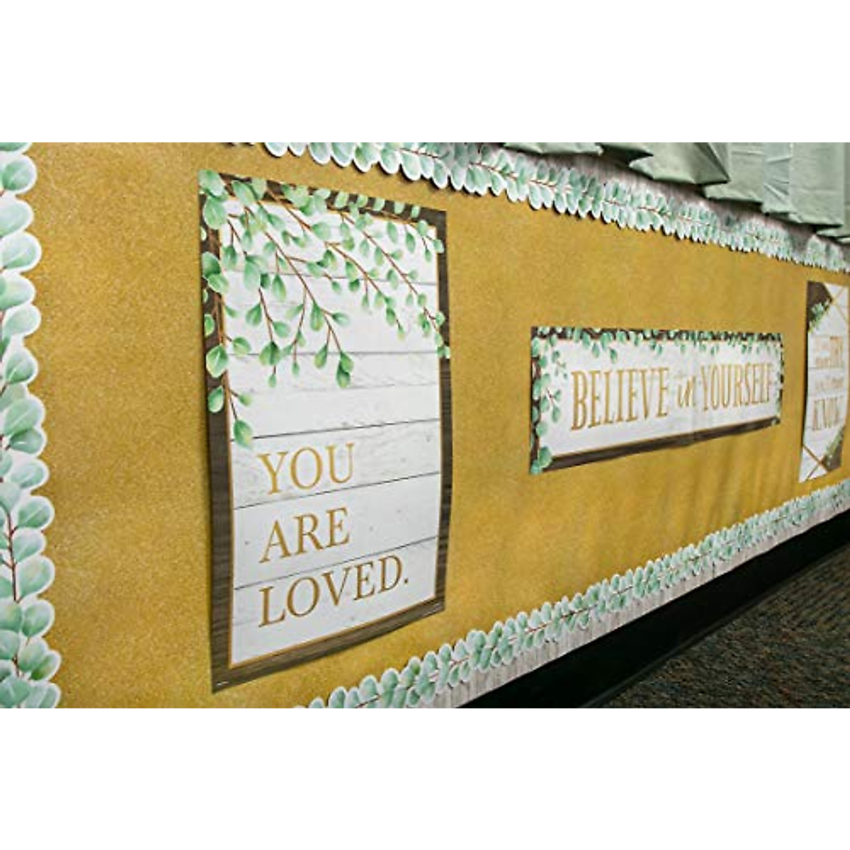 Teacher Created Resources Eucalyptus Believe in Yourself Banner, 8" x 39"
