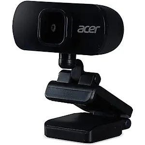 Acer Full HD USB Streaming 2MP Webcam | 1080P HD | 360° Rotation | Digital Microphone | Plug & Play for Desktop or Laptop PC | Stream for Zoom, Skype, Facetime, YouTube | Conference Calls & MS Teams