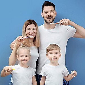 10 Pieces Extra Soft Toothbrush Micro-Nano Toothbrush Wavy Head Adult Toothbrush with 20000 Soft Bristle Good Effect for Adult Kid Children Teeth Oral Gum Recession (4 colors)