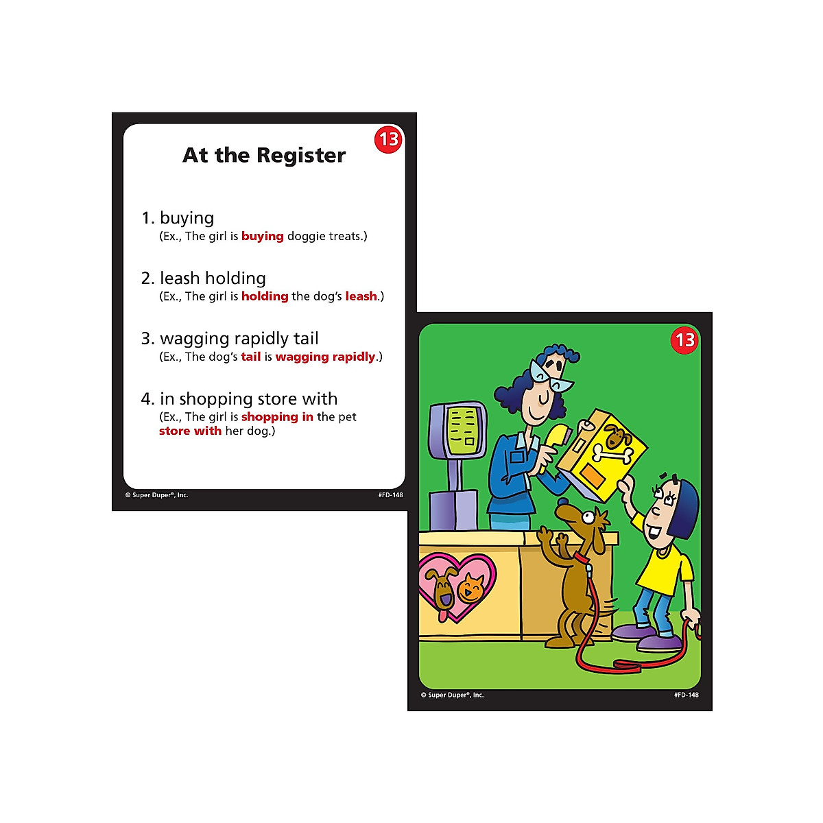 Super Duper Publications | Sentence Building Fun Deck | Speech Therapy Flash Cards for Grammar | Educational Learning Materials for Children