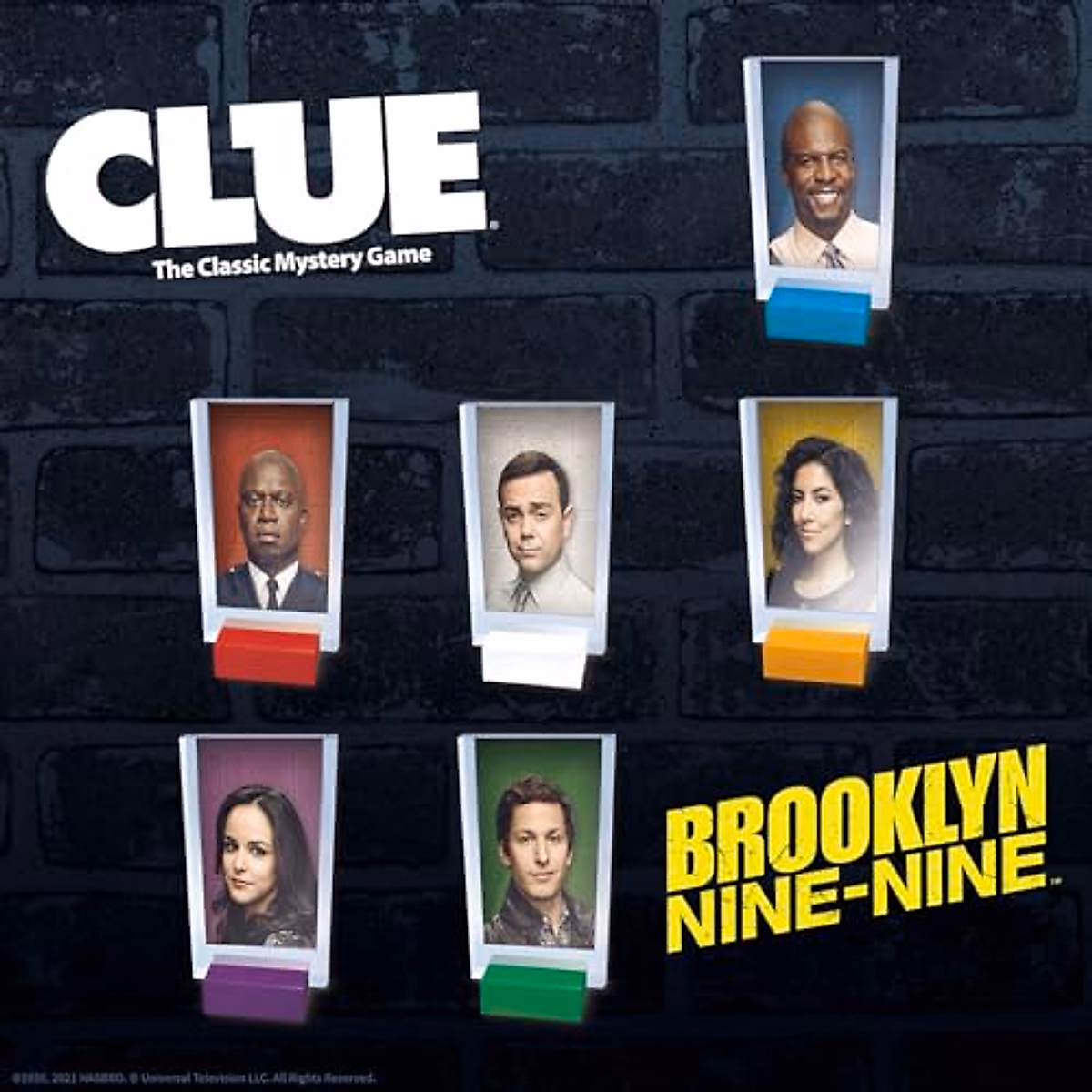 USAOPOLY CLUE Brooklyn Nine-Nine | Collectible Clue Board Game Featuring Comedy TV Show | Officially-Licensed Game About Brooklyn's 99th Precinct | Familiar Locations and Iconic Moments