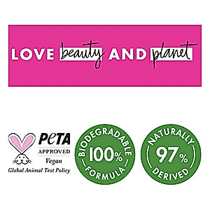 Love Beauty and Planet Shampoo Milk Moisture and Bounce for Waves and Curls Rice Oil and Angelica Essence 100 percent Biodegradable Shampoo 13.5 oz