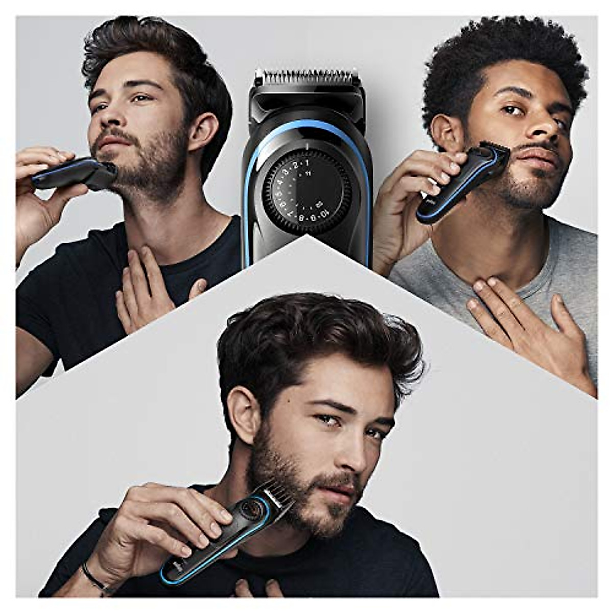 Braun Beard Trimmer BT3240, Hair Clippers for Men, Cordless & Rechargeable with Gillette ProGlide Razor, Black