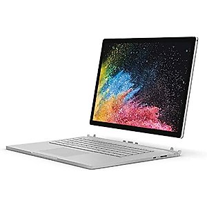 Microsoft Surface Book 2 HNM-00001 Laptop (Windows 10, Intel i7-8650U, 13.5" Screen, Storage: 512 GB, RAM: 16 GB) Silver